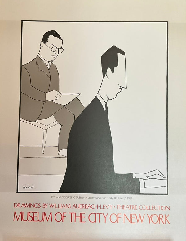 William Auerbach-Levy "Lady Be Good" Poster – Collectors Art and ...